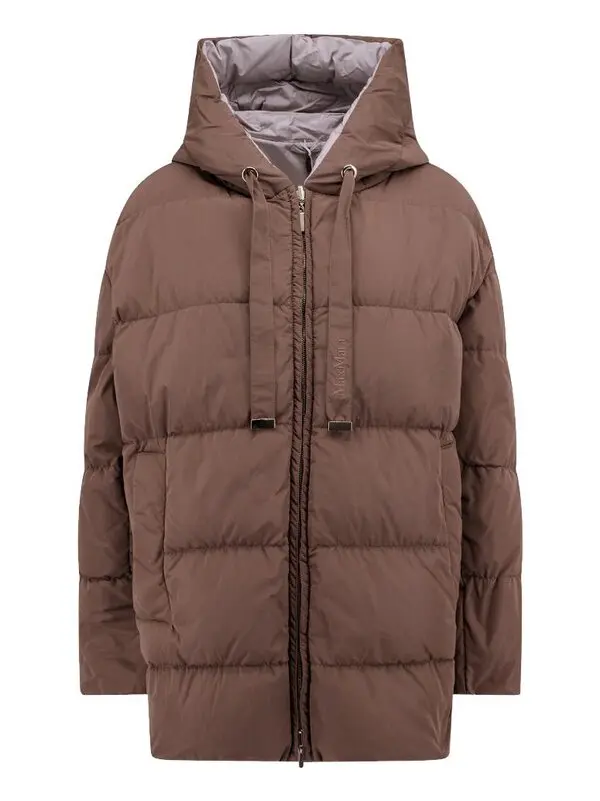 Max Mara Reversible Down Jacket - Brown