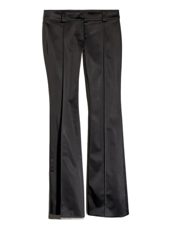 Gucci Duchesse Flared Leg Pants - Black