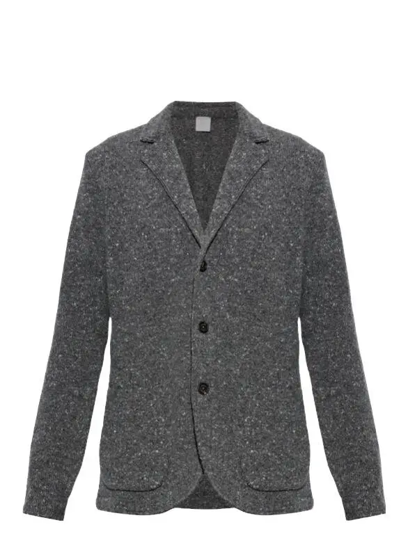 Eleventy Textured Blazer Cardigan - Grey