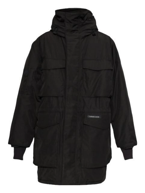 Canada Goose Long-sleeve Hooded Down Jacket - Black