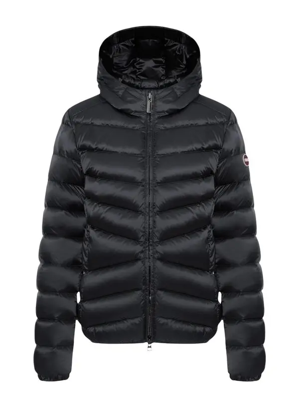 COLMAR Hooded Quilted Jacket - Black