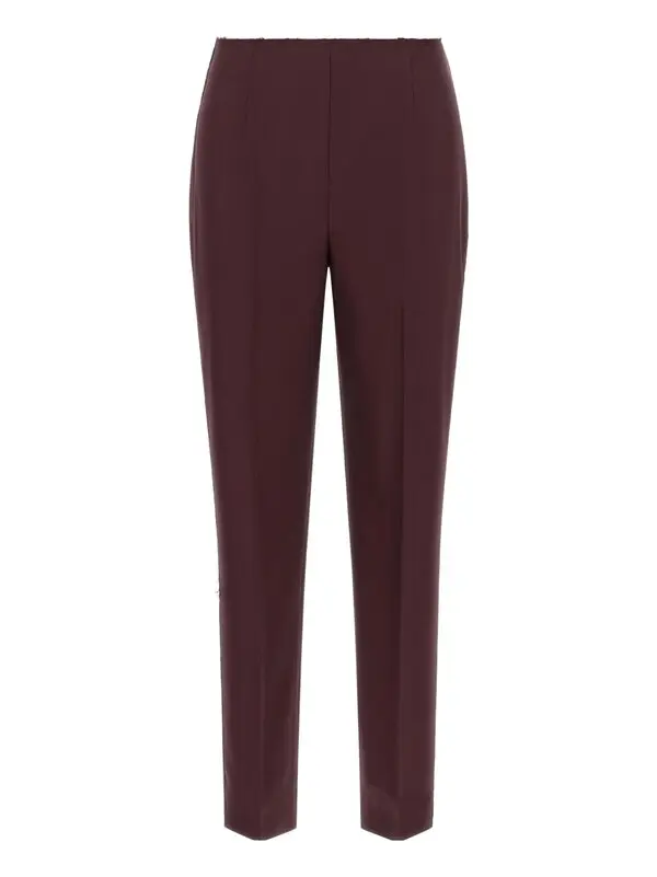 GIANLUCA CAPANNOLO Frayed Edge Casual Pants - Red