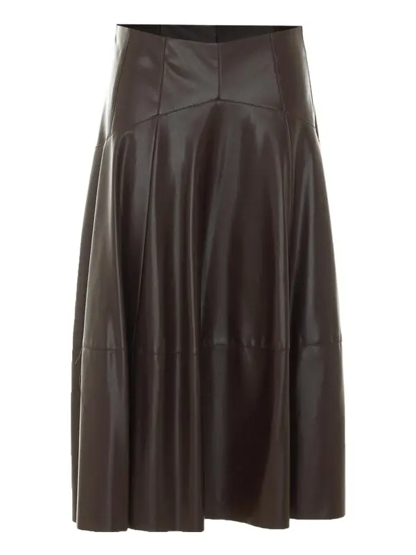 Liu Jo High Waist Maxi Skirt - Brown