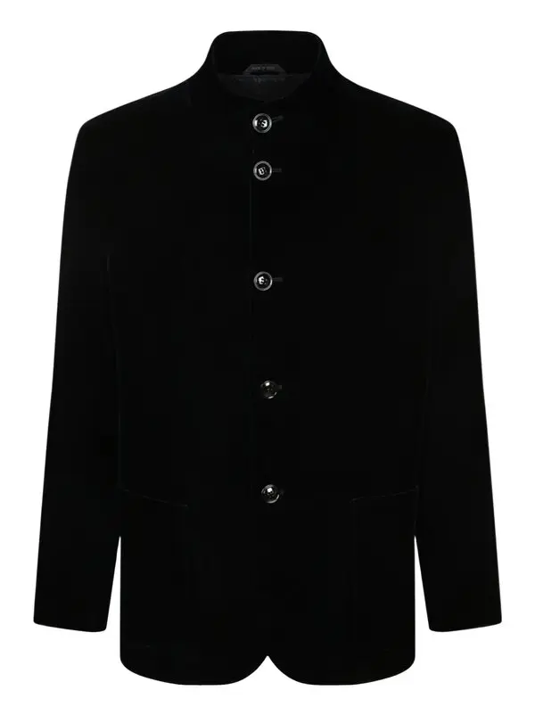 Giorgio Armani Stand Collar Jacket - Blue