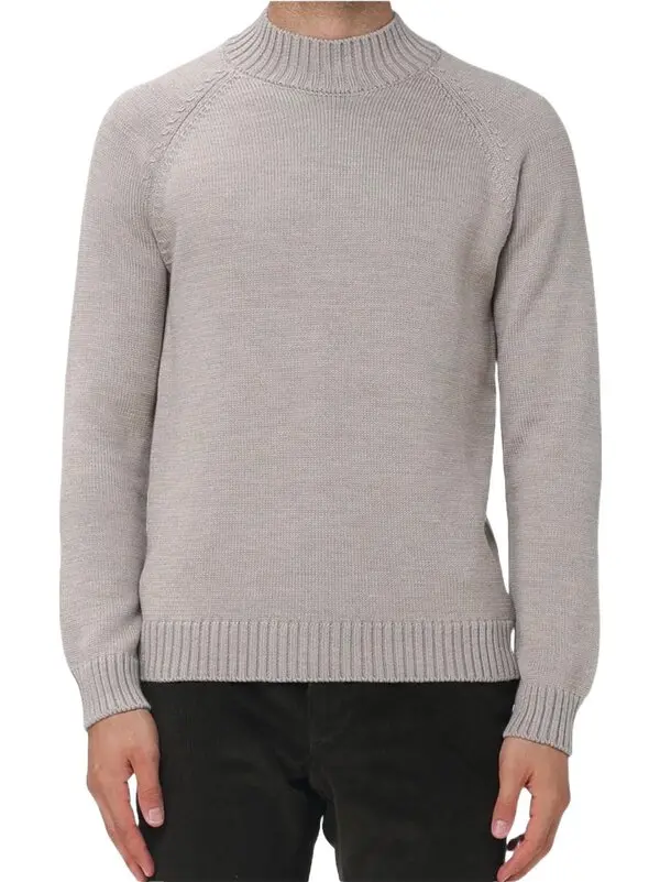 ZANONE Crew Neck Sweater - Beige