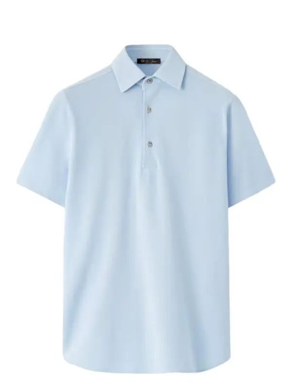 Loro Piana Brenna Polo Shirt - Bluette Light