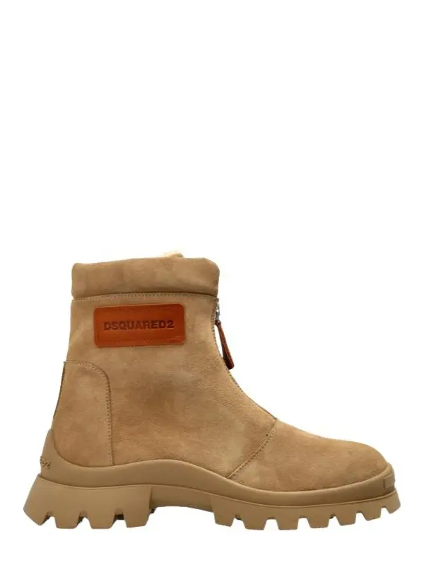 Dsquared2 Front-zip Ankle Boots - Brown