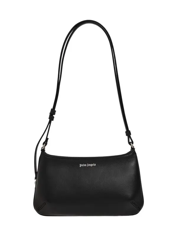 Palm Angels Zippered Shoulder Bag - Black