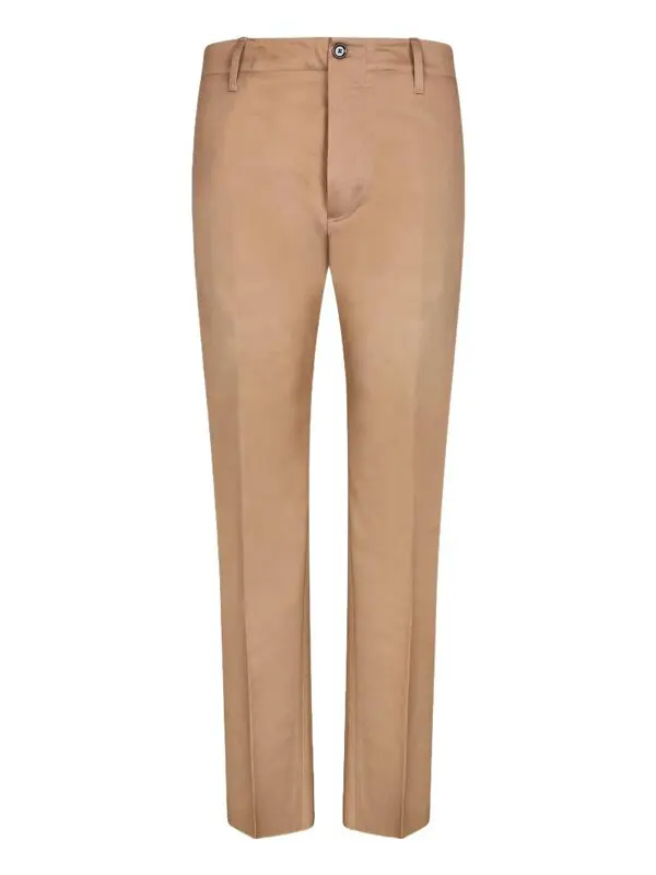 LARDINI Casual Trousers With Belt Loops - Nude