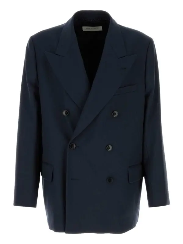 Dries Van Noten Double Breasted Jacket - Black