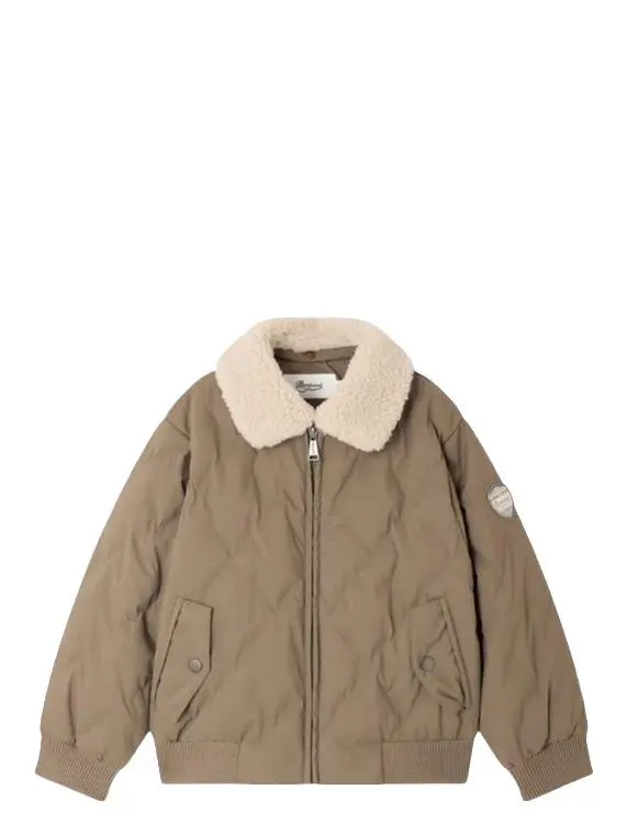 Bonpoint Long-sleeve Casual Jacket - Brown