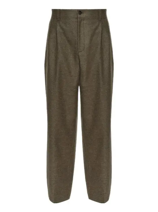 GOLDEN GOOSE Pleated Tailored Trousers - Grey