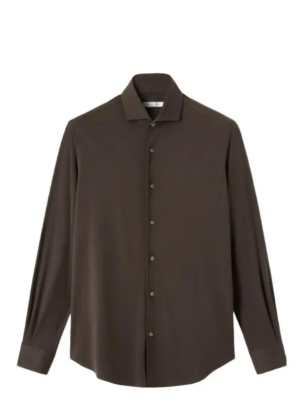 Loro Piana Andrew Shirt - Almond Shell