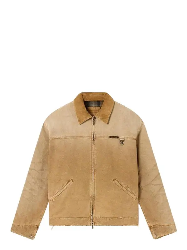 GOLDEN GOOSE Reversible Distressed Jacket - Beige