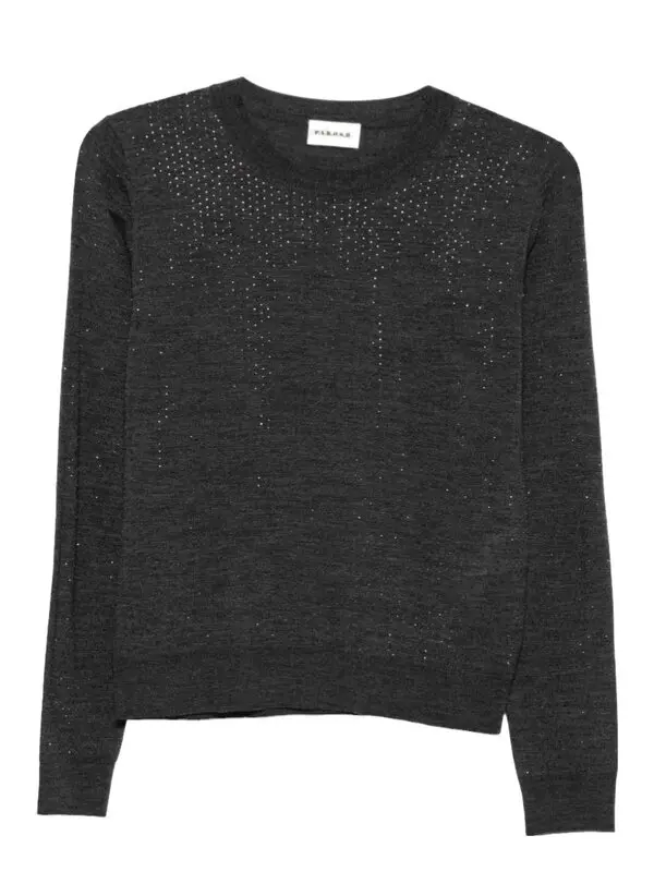 P.a.r.o.s.h Crystal-embellished Sweater - Black