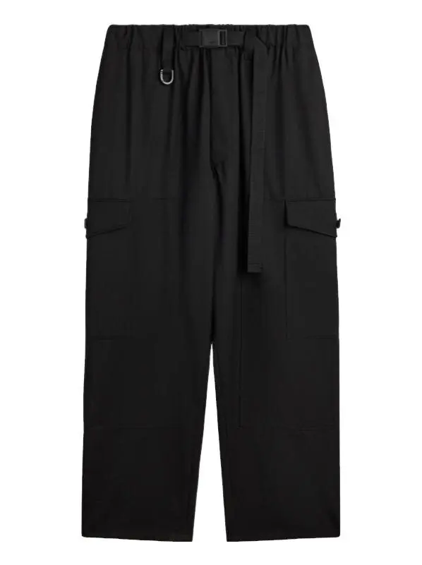 Y3 Wool Utility Pants - Black