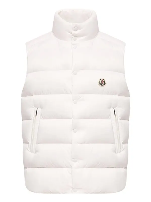 Moncler Tibb Down Vest - White