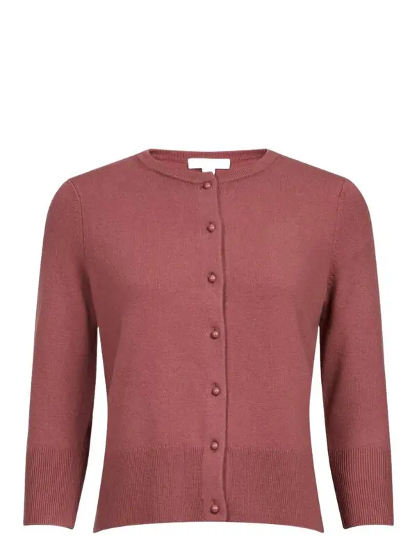 Vince Crew Neck Button Front Knitwear - No
