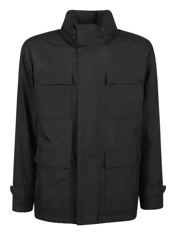 Herno Flap-pocket Jacket - Black