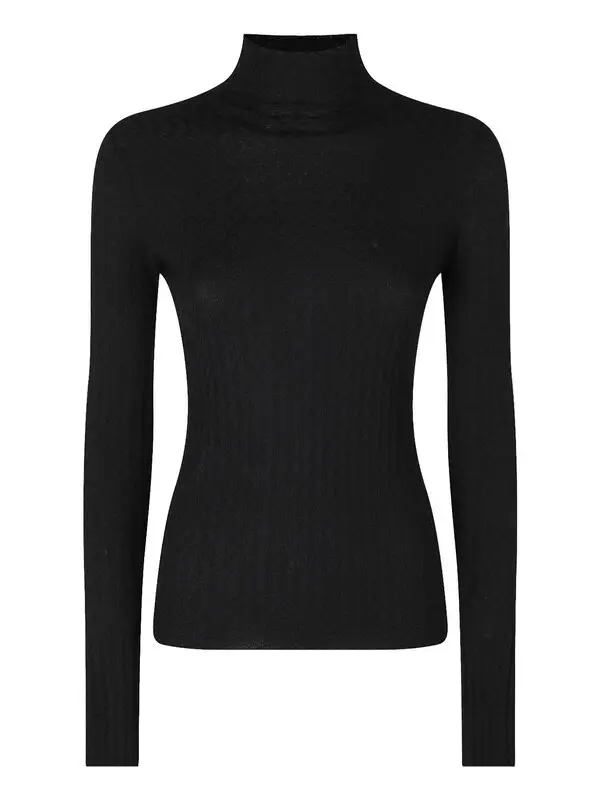 ROBERTO COLLINA Turtleneck Sweater - Black