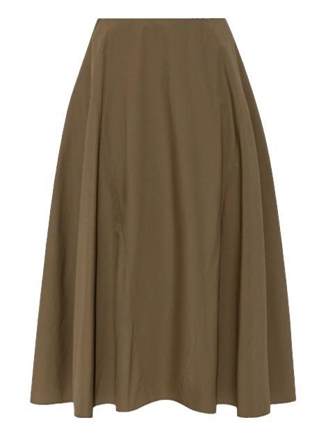 Tory Burch Flared Midi Skirt - Green