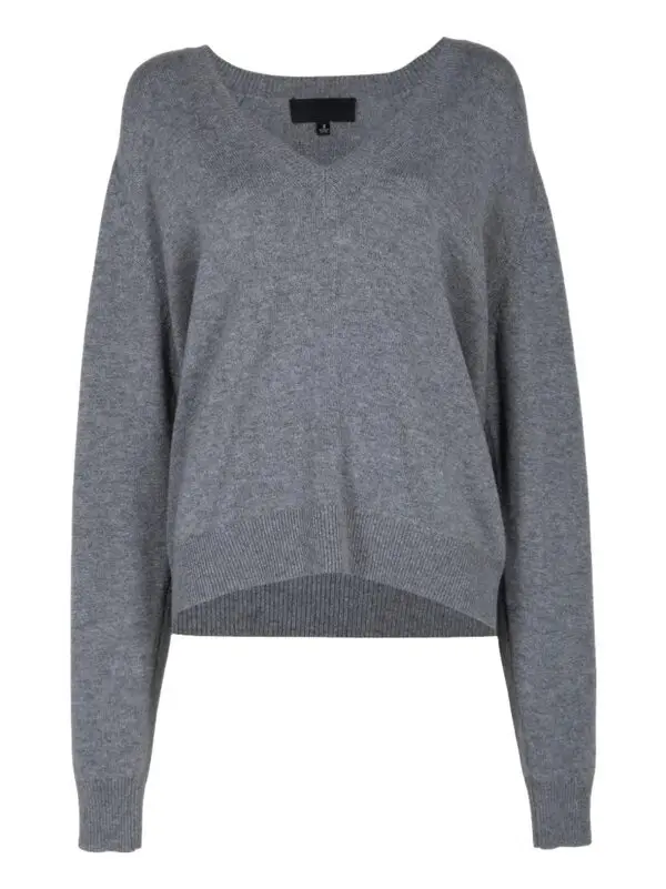 NILI LOTAN Feron Cashmere Pullover - Gray