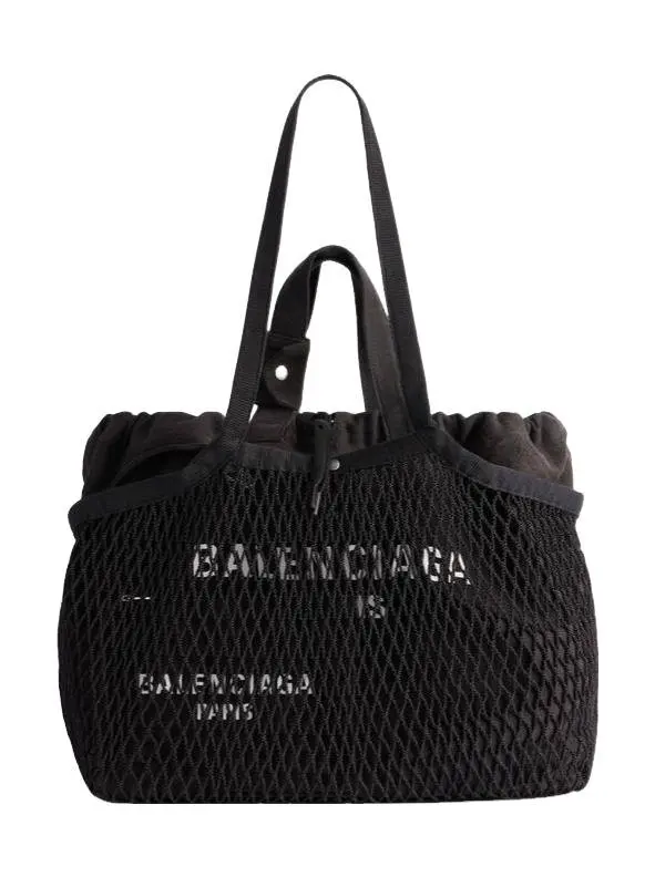 Balenciaga Layered Tote Bag - Black