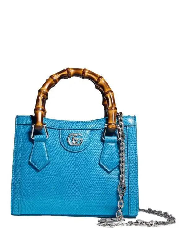 Gucci Diana Small Tote Bag - Blue