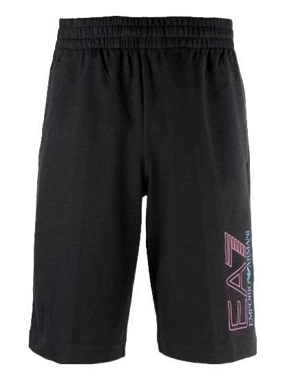 EA7 Logo Shorts - Black