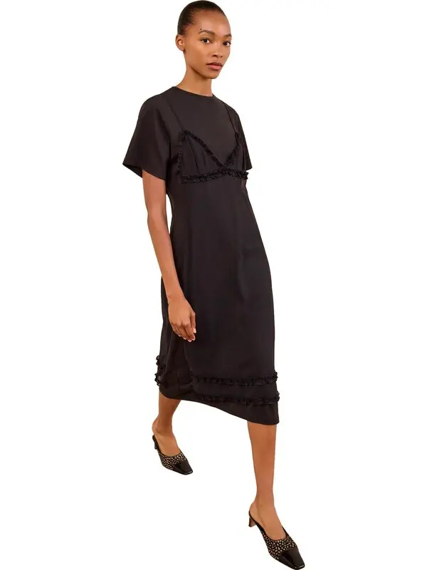 Ulla Johnson Tallis Cotton Dress - Noir