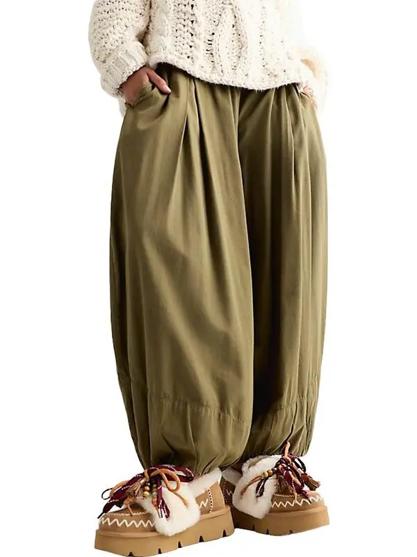 NAN-KU COUTURE Shearling Moccasins - Camel