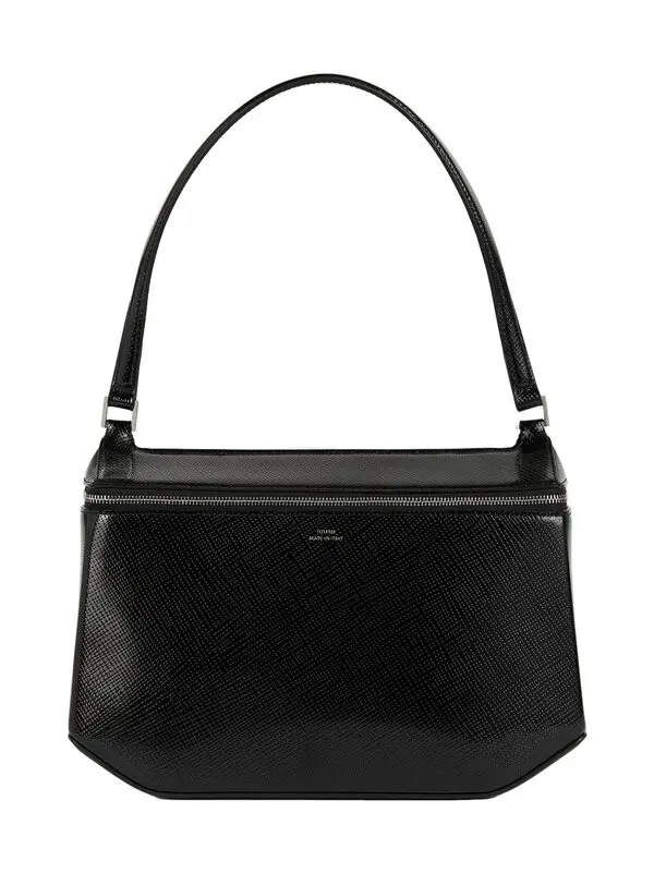 TOTEME Clip Palmellato-patent Shoulder - Black