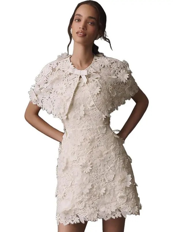 Mestiza New York Carola Lace Capelet - Ivory