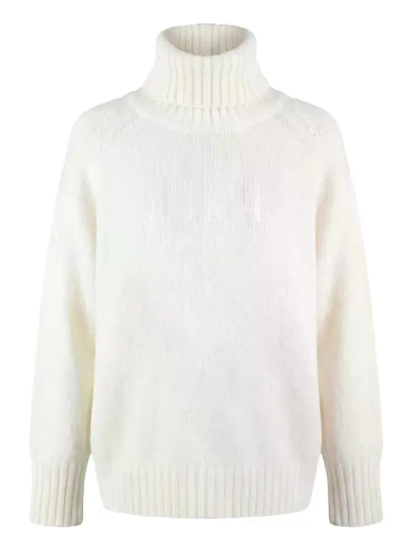 MOORER Lindsey Roll-neck Raglan-sleeve Sweater - Neutrals