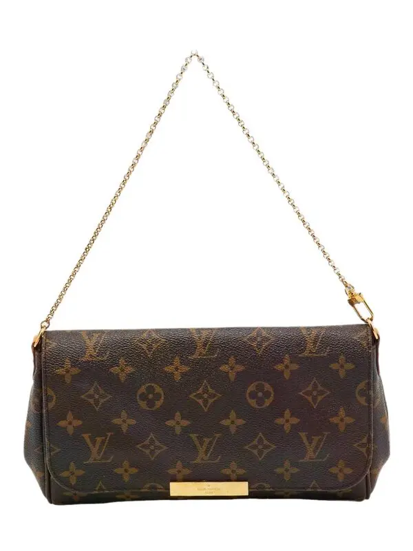 LOUIS VUITTON 2014 Monogram Favorite Shoulder Bag - Brown