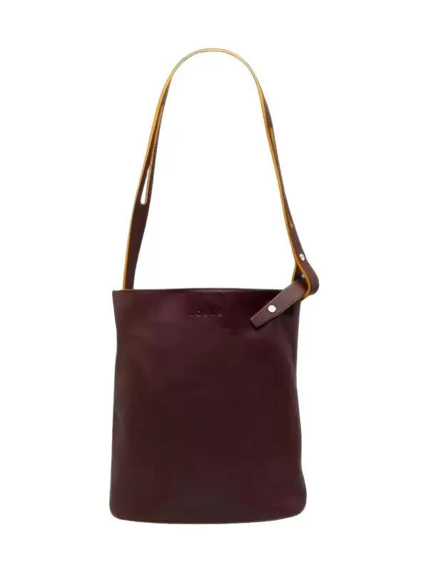 Loewe Leather Shoulder Bag - Red