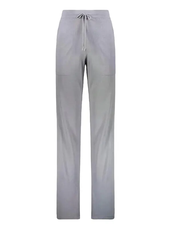 MOORER Drawstring Waist Track Pants - Grey