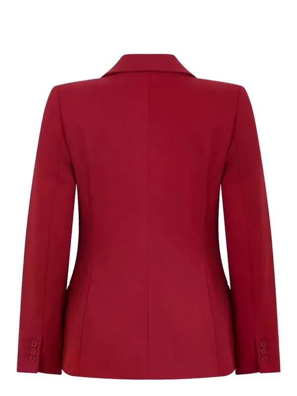 Alberta Ferretti Single-breasted Blazer - Red
