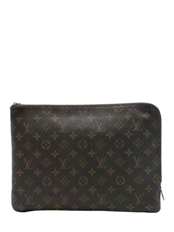 LOUIS VUITTON Monogram Etui Voyage Mm Clutch Bag - Brown