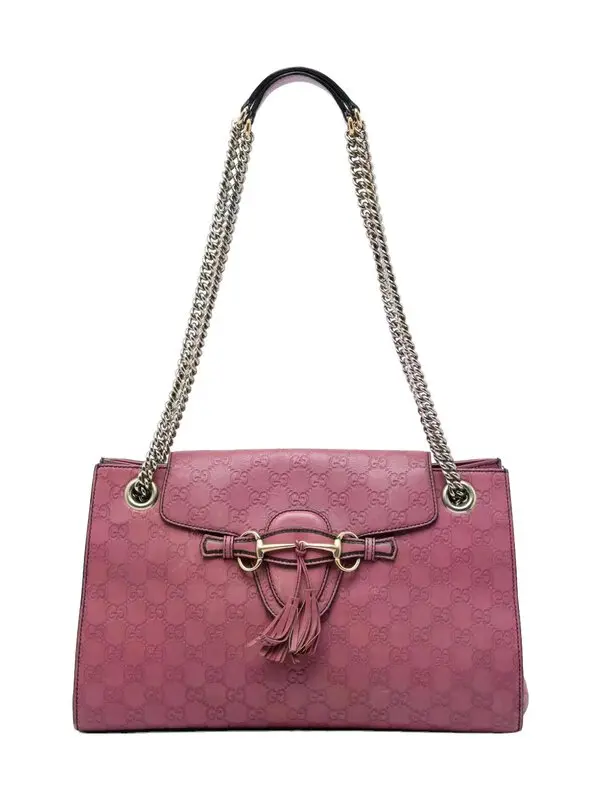 Gucci Large Emily Shoulder Bag - Pink