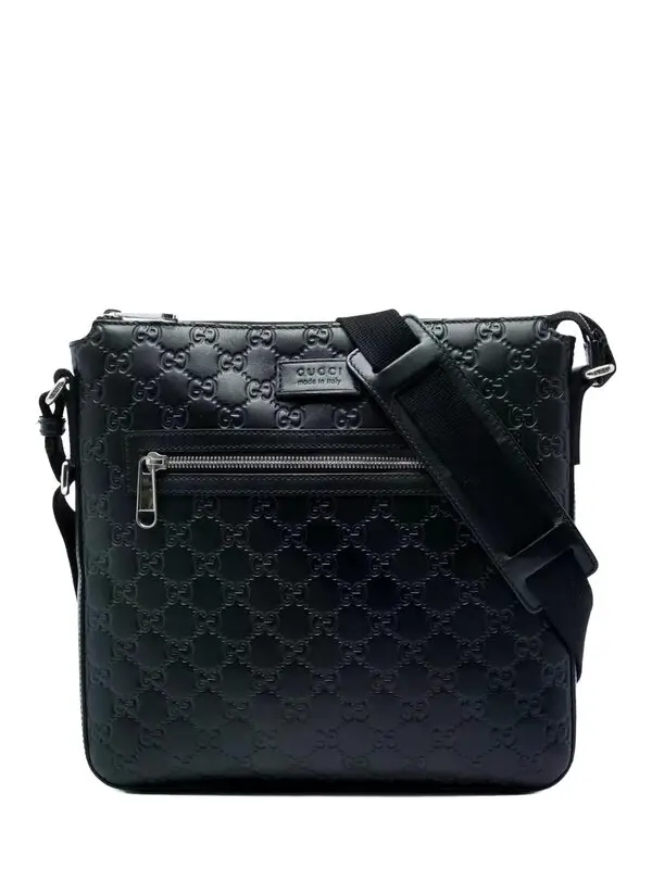 Gucci 2016-2026 Guccissima Crossbody Bag - Black