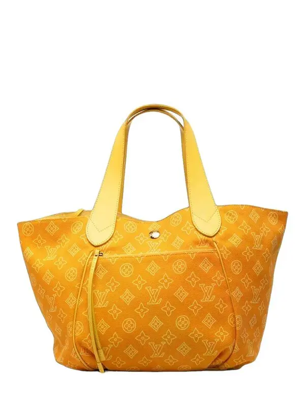 LOUIS VUITTON Monogram Cabas Ipanema Pm Tote Bag - Yellow