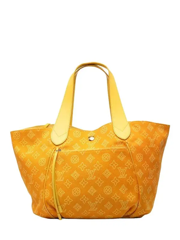 LOUIS VUITTON Monogram Cabas Ipanema Pm Tote Bag - Yellow