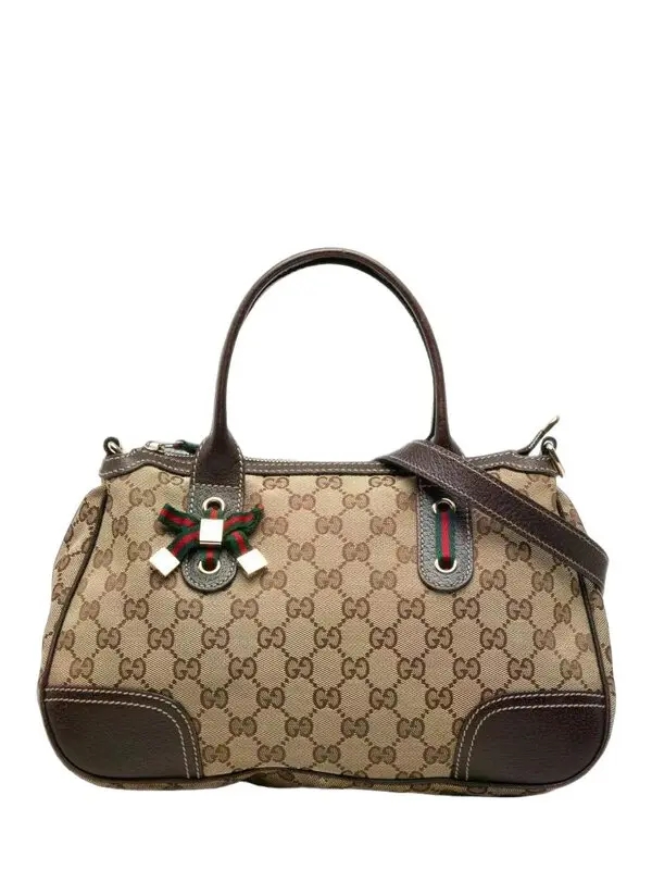 Gucci Gg Canvas Princy Satchel - Neutrals