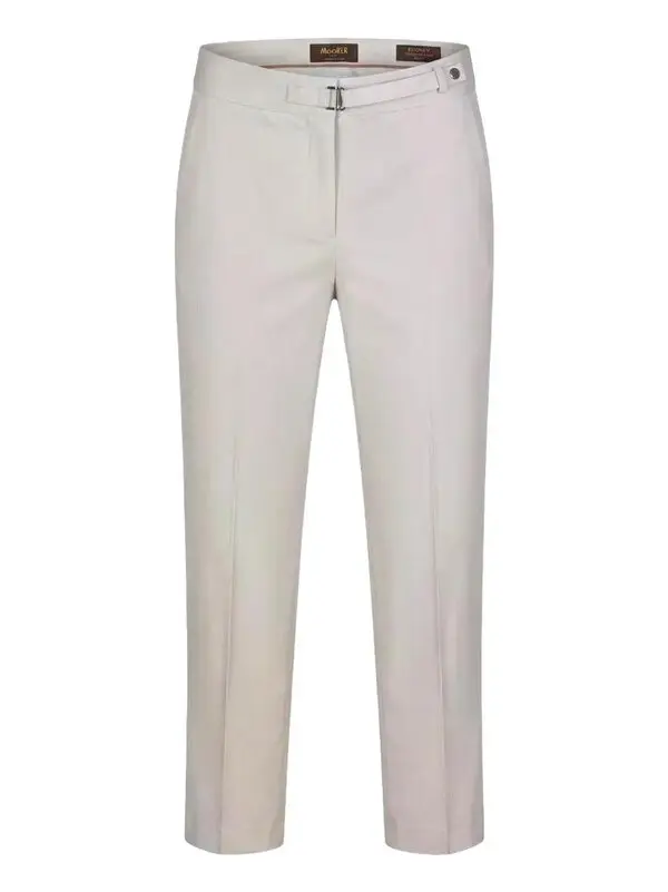MOORER Rooney Belted Trousers - Neutrals