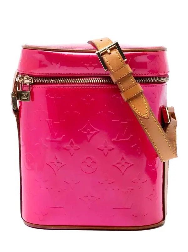 LOUIS VUITTON Monogram Vernis Sullivan Vertical Pm Crossbody Bag - Pink