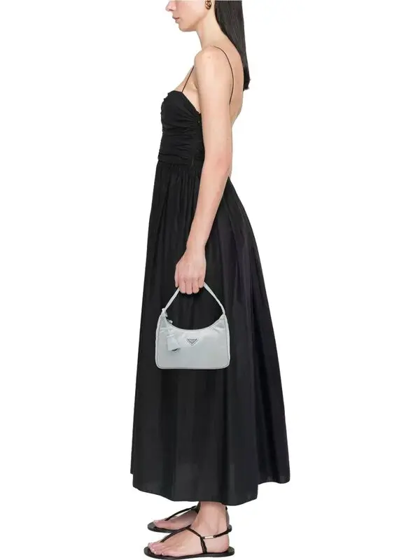 Prada Mini Tessuto Re-edition 2000 Shoulder Bag - Blue