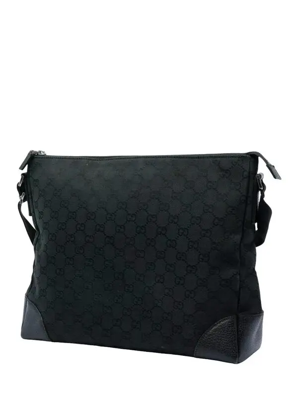 Gucci Gg Canvas Joy Messenger Bag - Black
