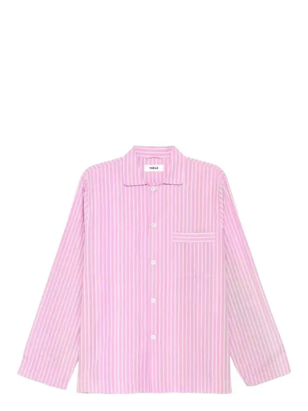 TEKLA Poplin Long-sleeved Shirt - Pink