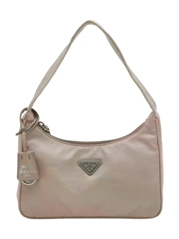 Prada Mini Re-edition 2000 Shoulder Bag - Neutrals